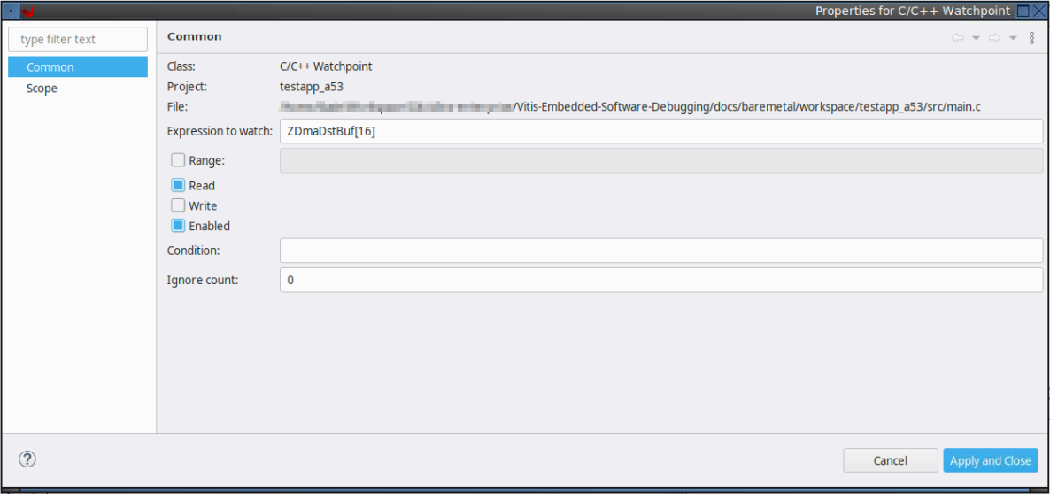 Debugging Bare-Metal Applications — Embedded Design Tutorials 2023.1 ...