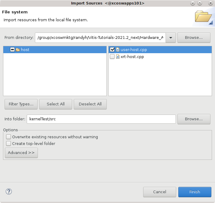 Using the RTL Kernel in a Vitis IDE Project — Vitis™ Tutorials 2022.1 documentation